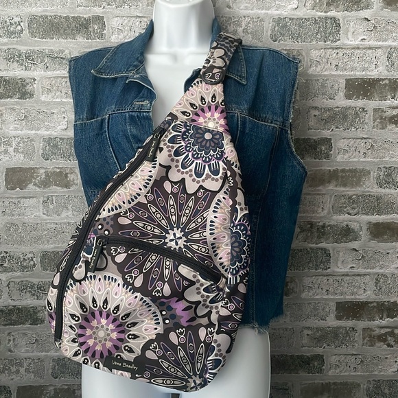 Vera Bradley | Bags | Vera Bradley Compact Sling Crossbody Bag Mimosa ...